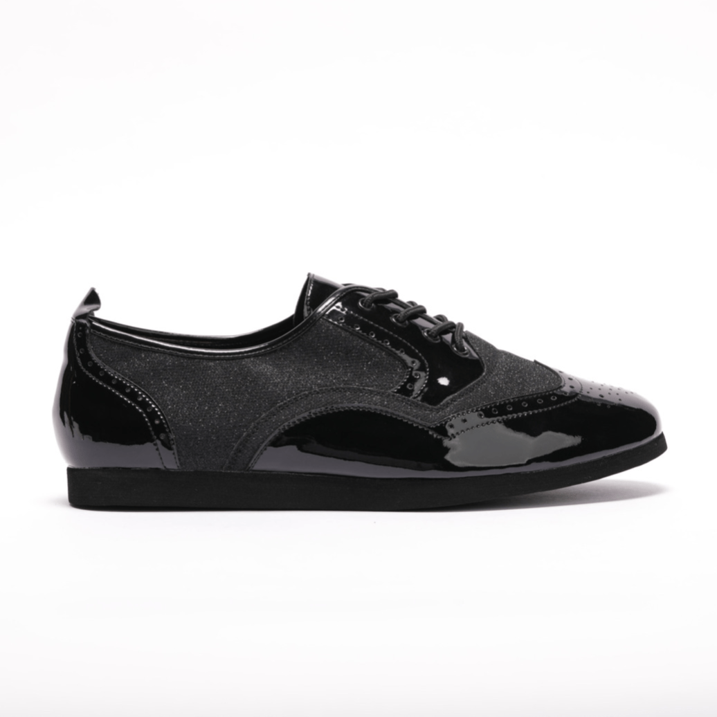 7817BG - Gentlemen's, Classic, Brogue, Wingtip Dance Shoe in Black Pat ...